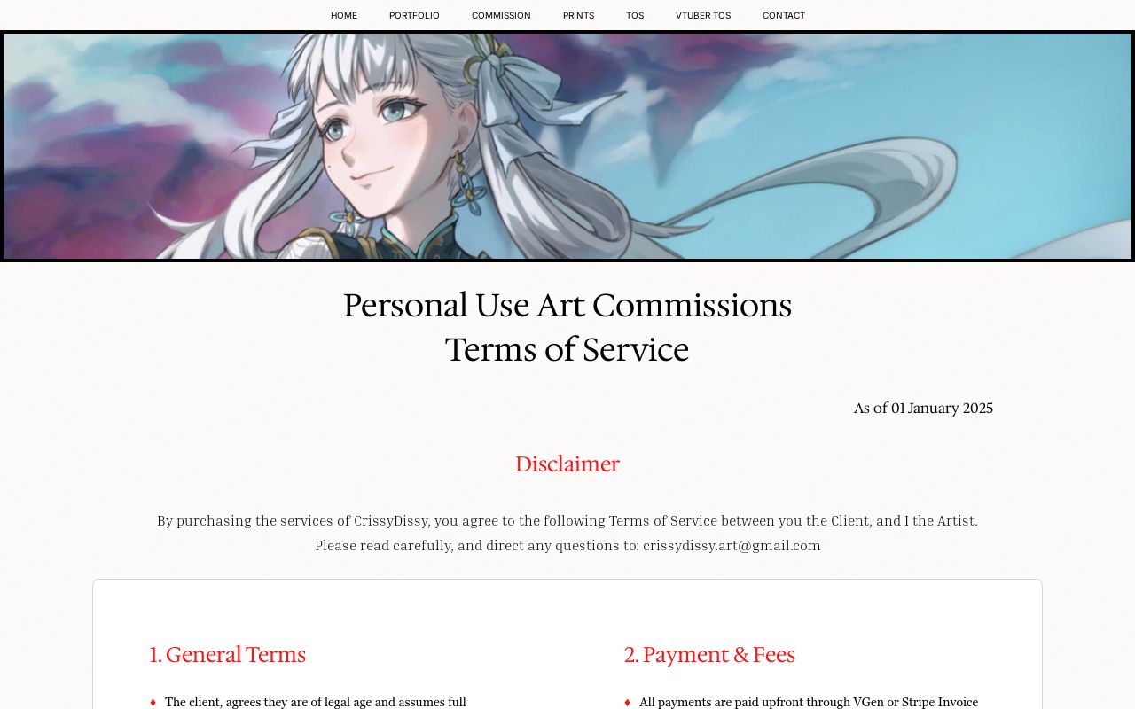 Terms of service